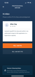 Supervisors Driver App Tutorial - Learning Centre
