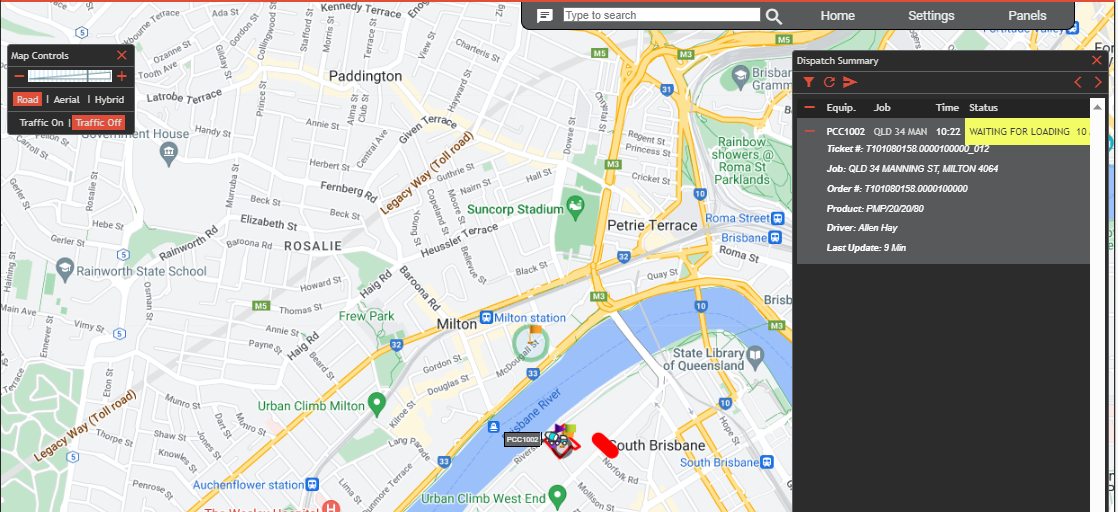 The Dispatch Map - Learning Centre