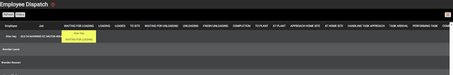 Using Dispatch View - Learning Centre